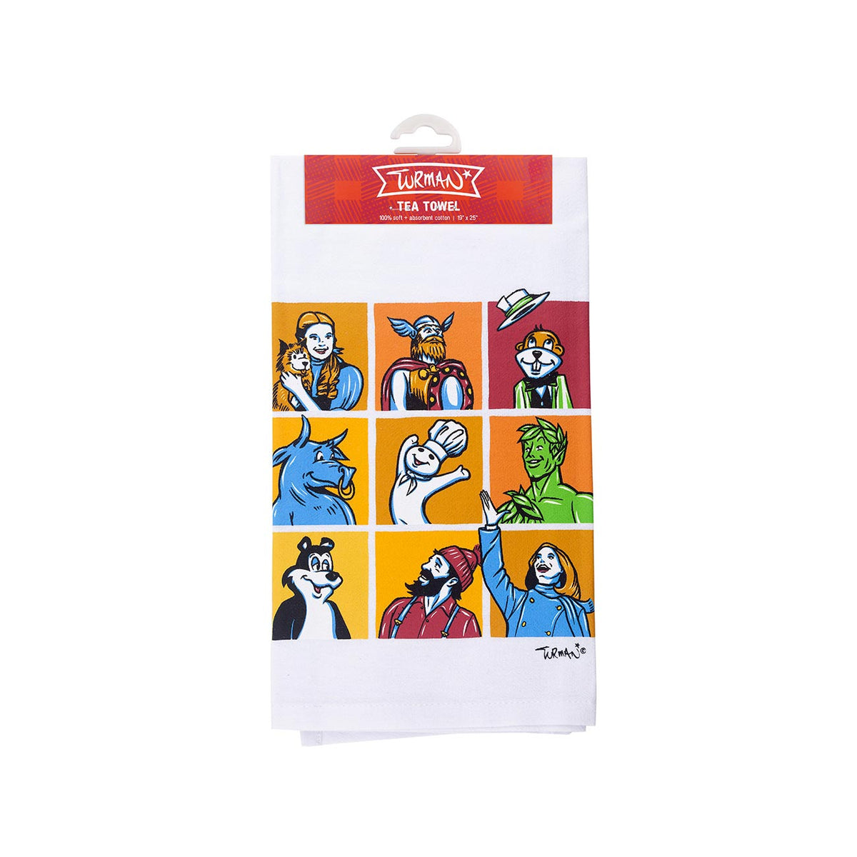 MN Bunch | Minnesota Icons | Tea Towel | Adam Turman – Turman Merch Co