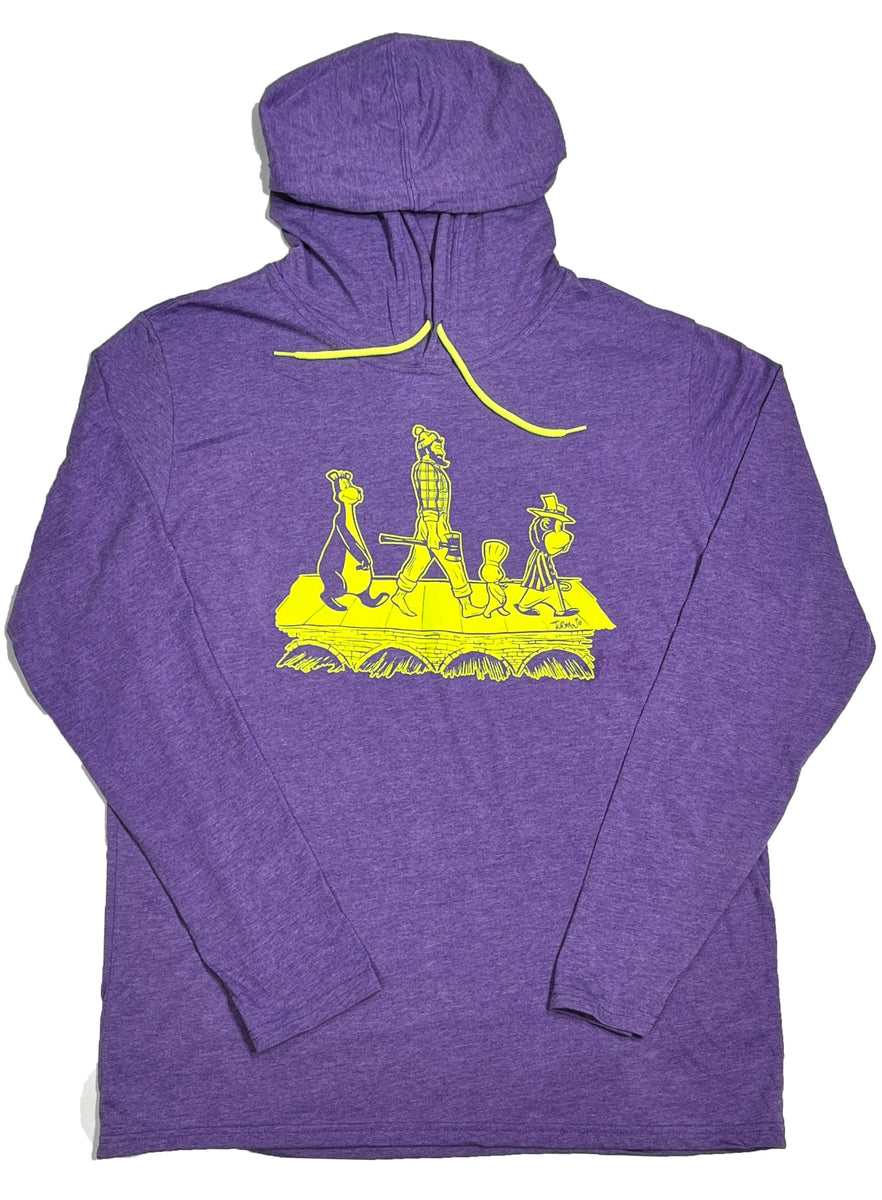MN Abbey Rd 1C L/S Hooded Tee Purple/Gold – Turman Merch Co